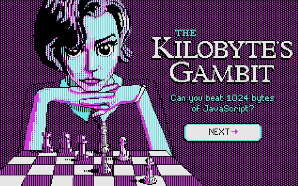 A Retro 'The Queen's Gambit' Pixel Art Computer Chess Game That Uses ...