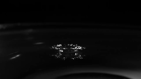 Graceful Water Droplets Captured in Super Slow Motion