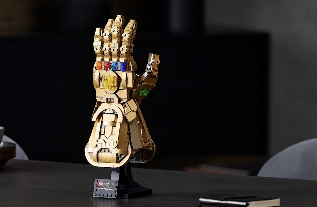 A Marvelous LEGO Infinity Gauntlet Model Building Kit