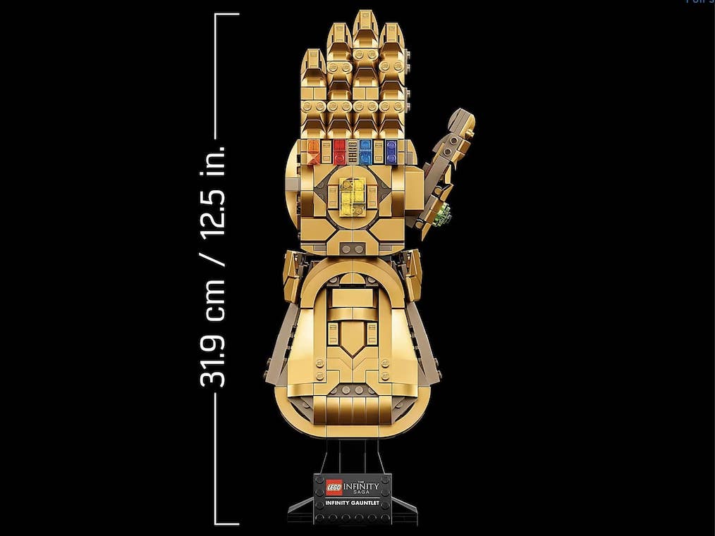 A Marvelous LEGO Infinity Gauntlet Model Building Kit