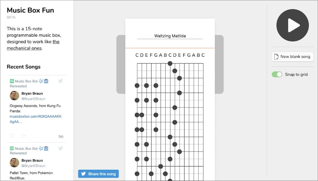 A Fun Interactive DIY Music Box That Can Be Used to Create Note-by-Note ...