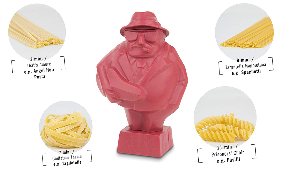 Al Dente, A Floating Mafia Gangster Pasta Timer That Sings When Pasta ...