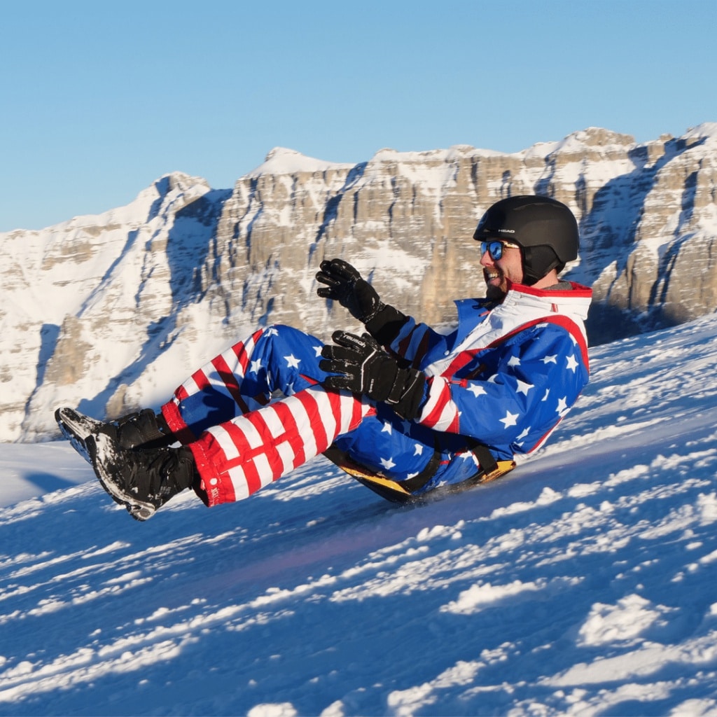 Assled, A Lightweight Wearable Snow Sled That Can Be Conveniently ...