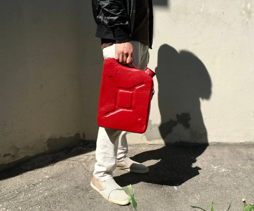 Clever Leather Bags Shaped Like Classic Gas Cans