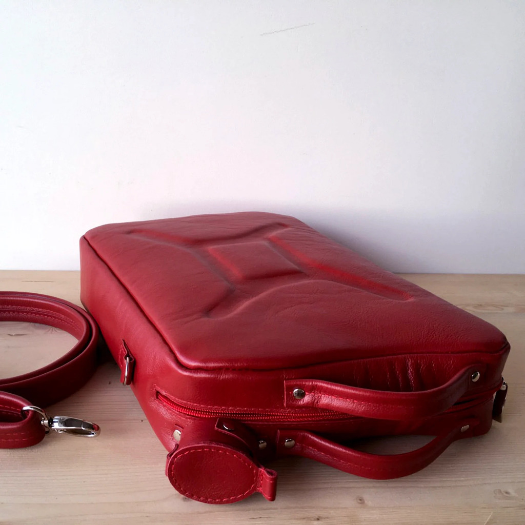 Clever Leather Bags Shaped Like Classic Gas Cans