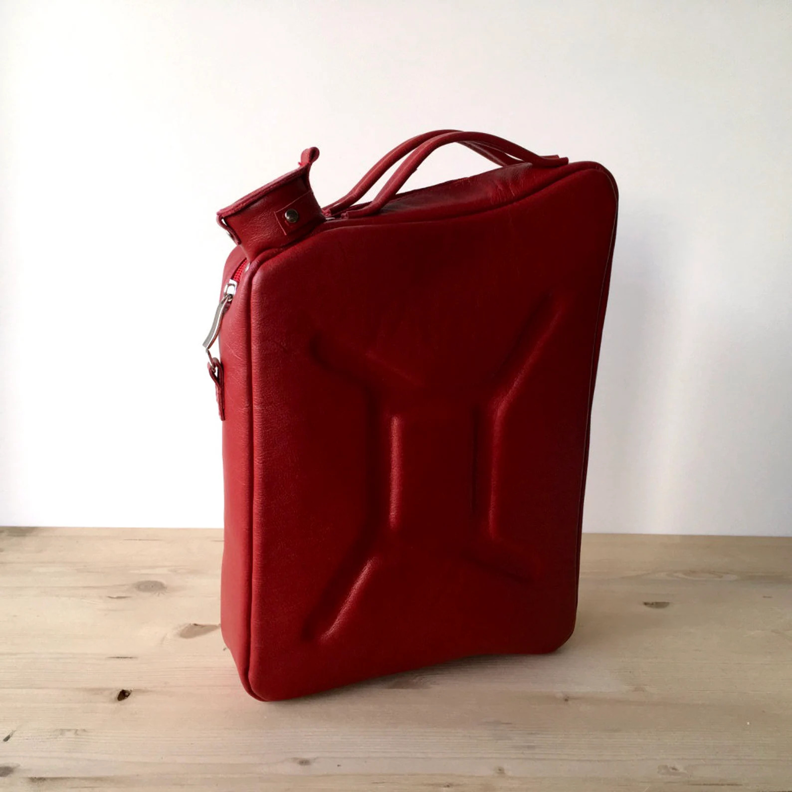 Clever Leather Bags Shaped Like Classic Gas Cans
