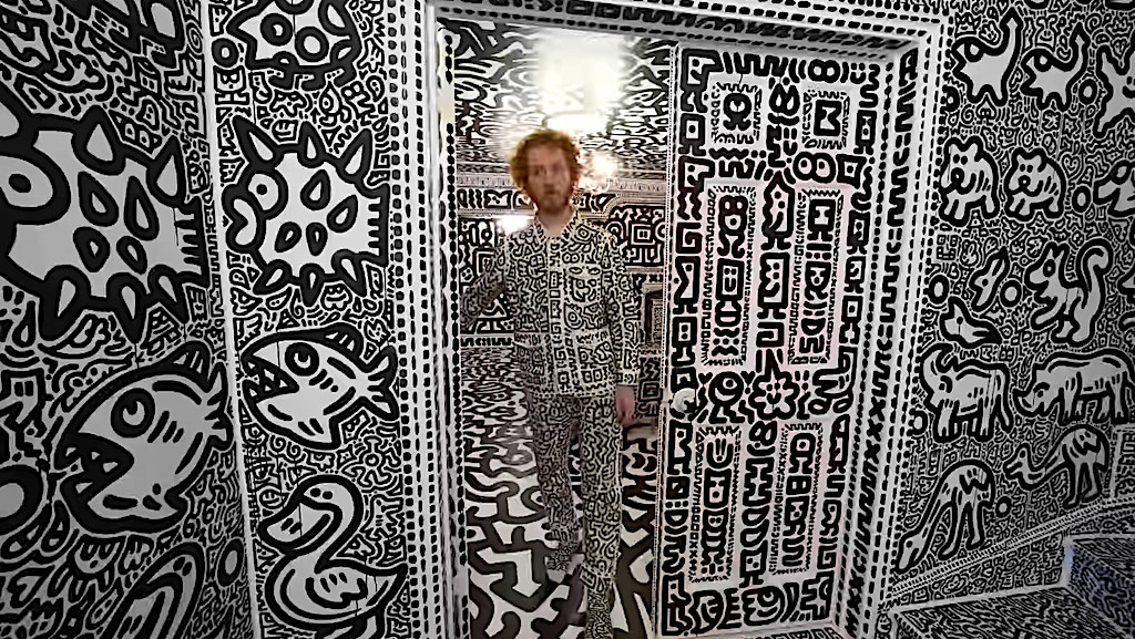 Mr. Doodle Doodles Over Every Inch of His Giant House