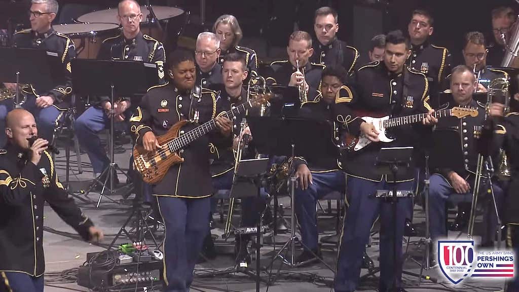 US Army Band Performs Medley of Foo Fighters Songs