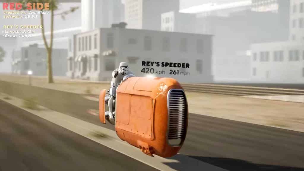A Speed Comparison of the Fastest Star Wars Vehicles