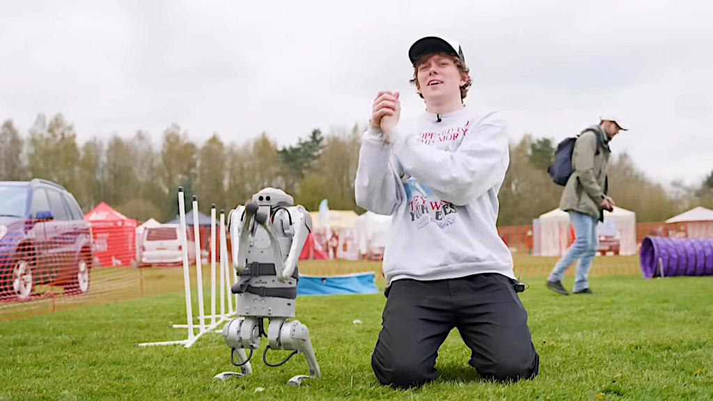 Man Enters Robotic Dog Into a Prestigious Dog Show