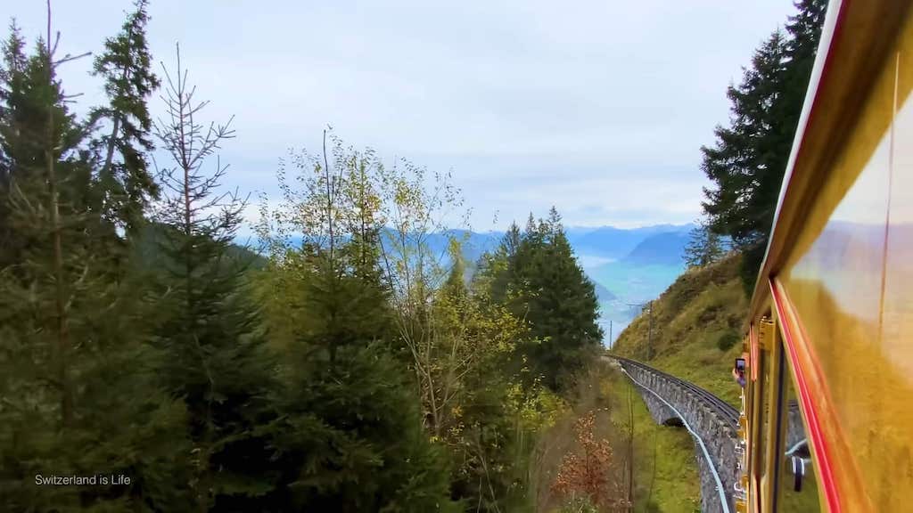 A Gorgeous POV Tour of the Swiss Alps by Train