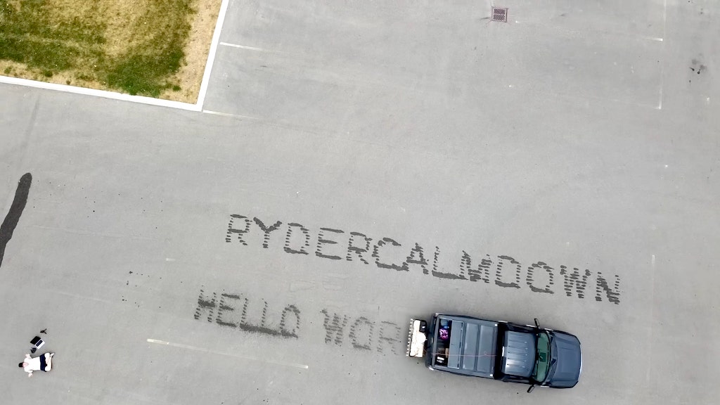 Engineer Turns His Pickup Truck Into Dot Matrix Printer