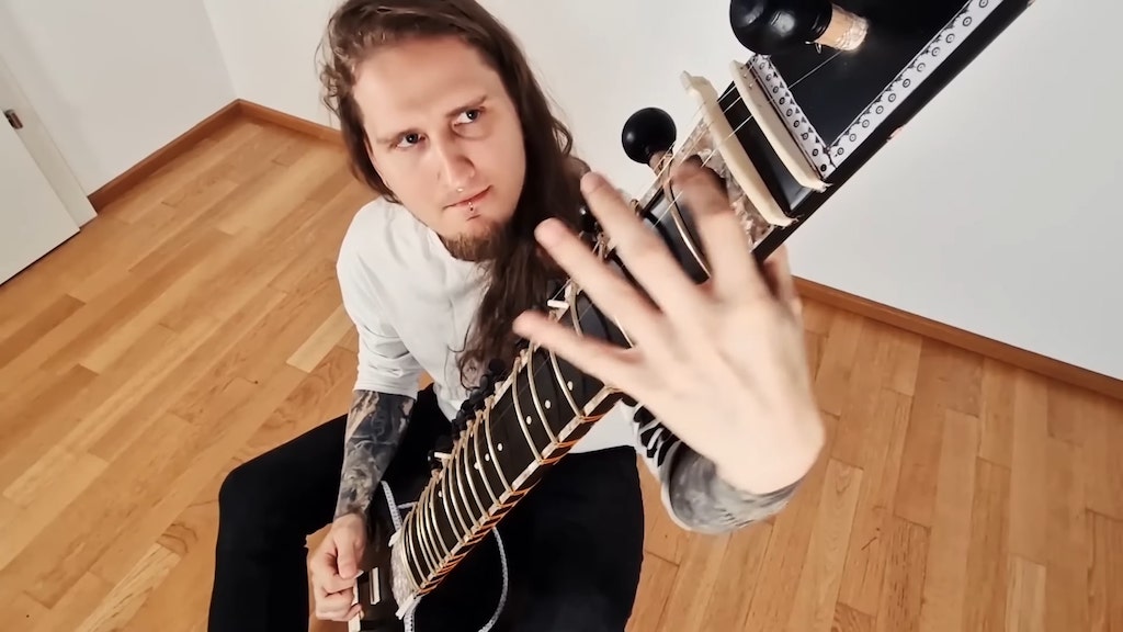 Guitarist Shreds Heavy Metal Riffs on a Traditional Sitar