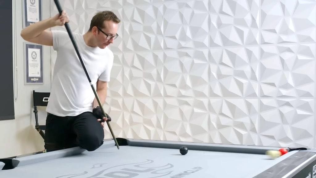 Trick Shot Master Showcases His Incredible Pool Skills