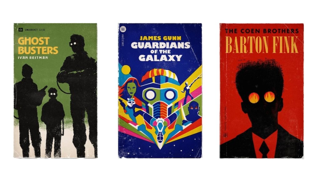 Famous Movies Reimagined as Classic Paperbacks