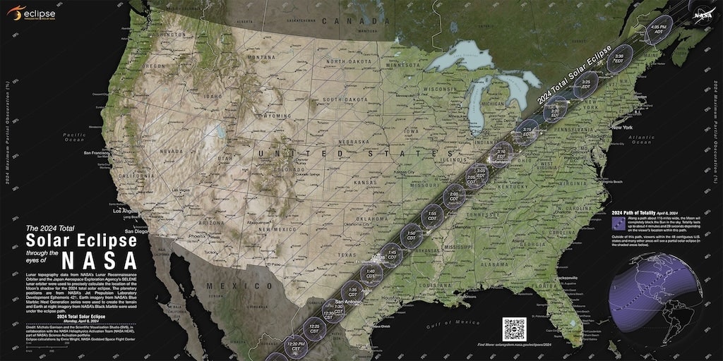 How to Watch the 2024 Total Solar Eclipse As it Happens Wherever You ...