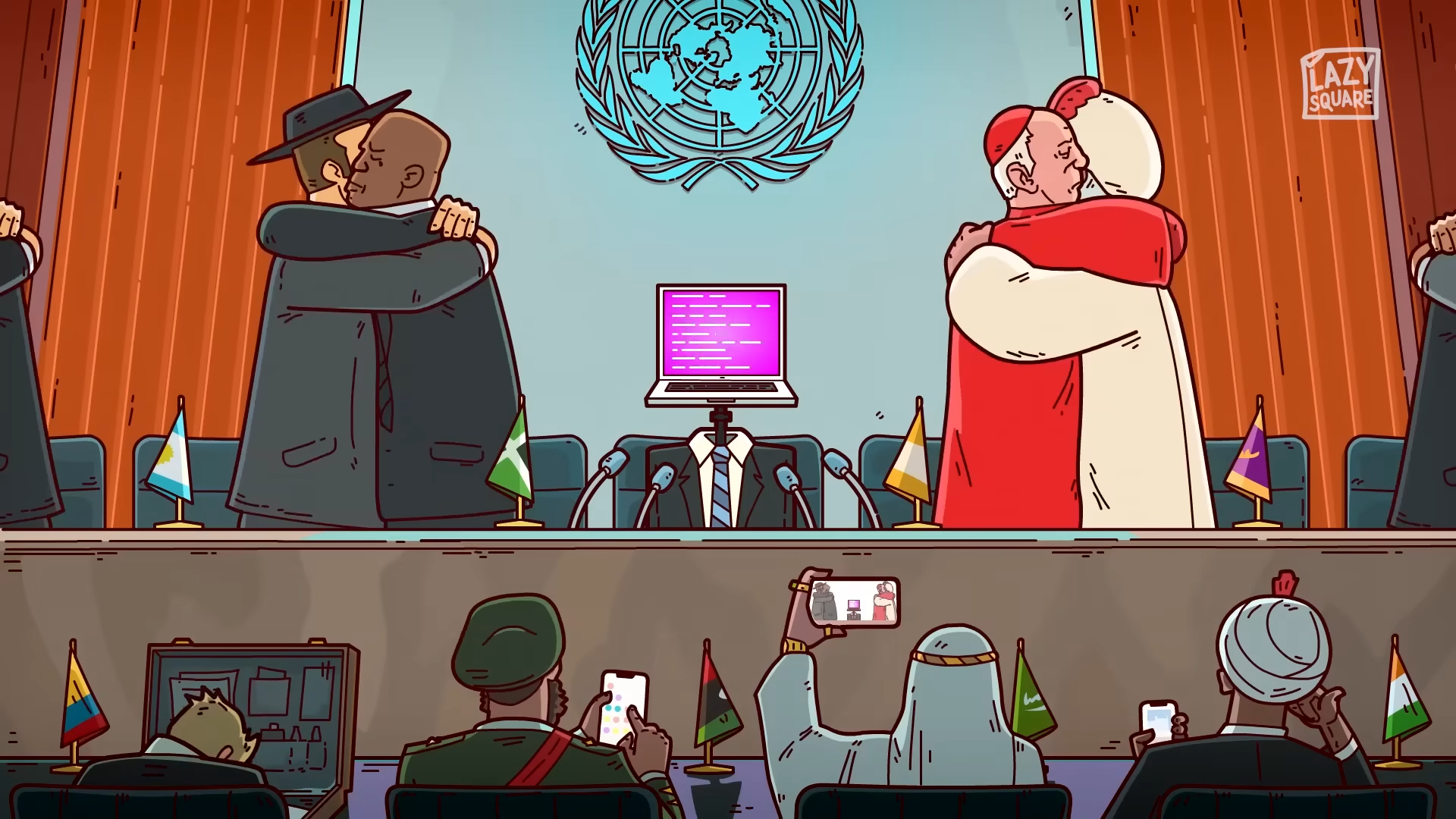 A Satirical Animated Look at the Rise and Fall of AI