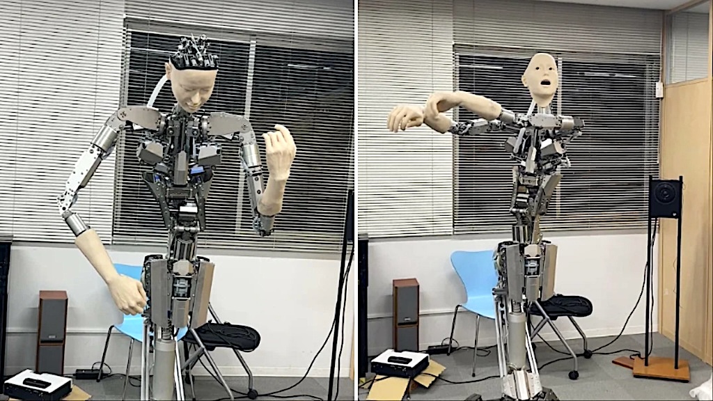 Humanoid Figures Formed Out of Colorful Wire