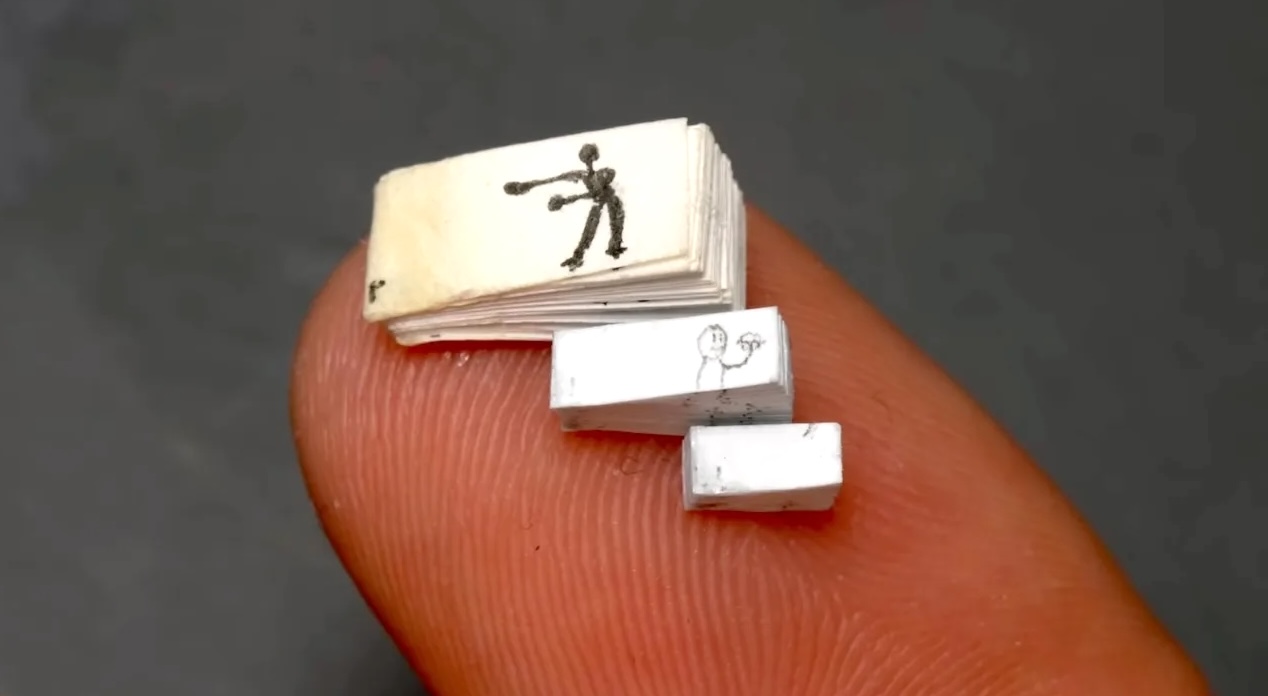 Artist Makes the World's Smallest Flipbook Animations Under a Microscope
