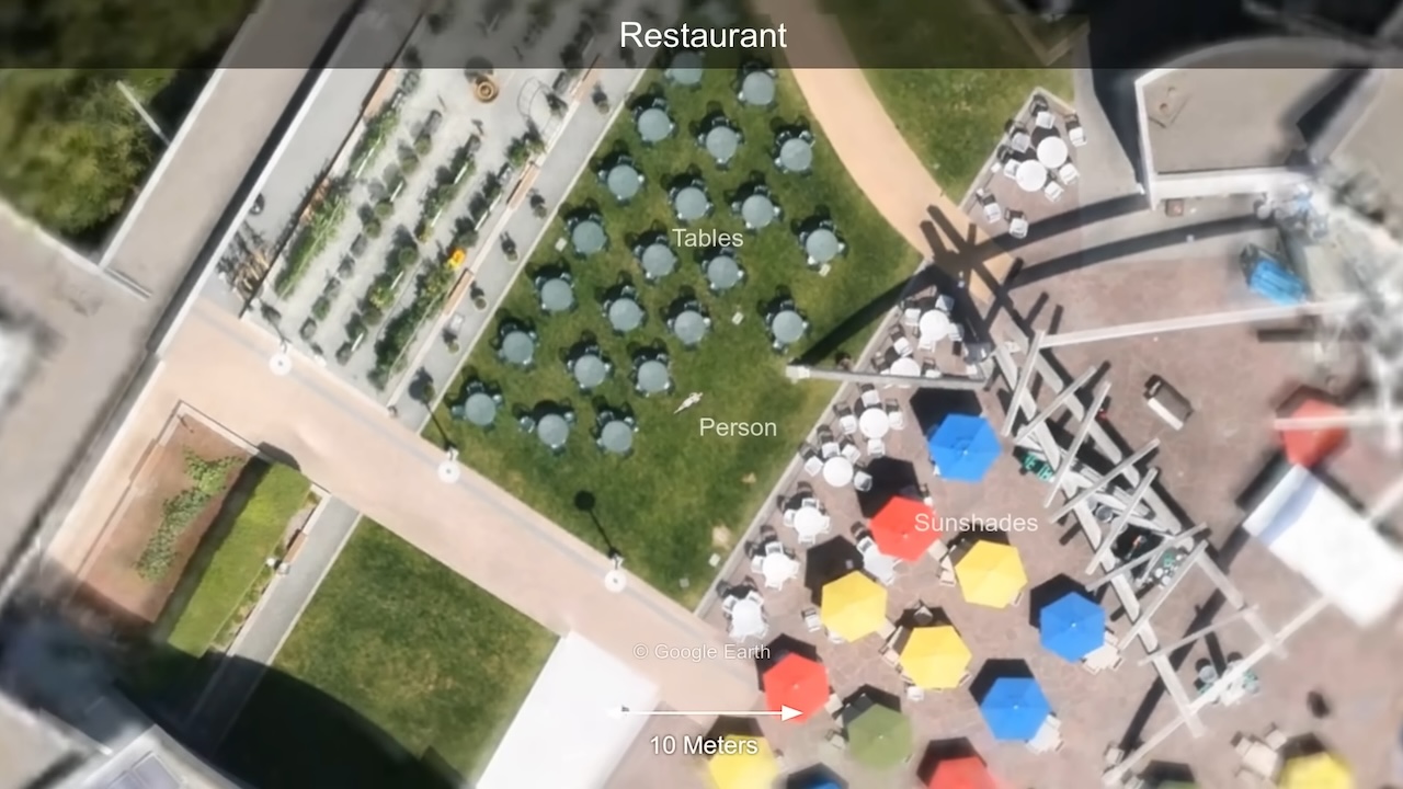 An Amazing Camera Journey That Zooms Out From a Person on the Ground ...