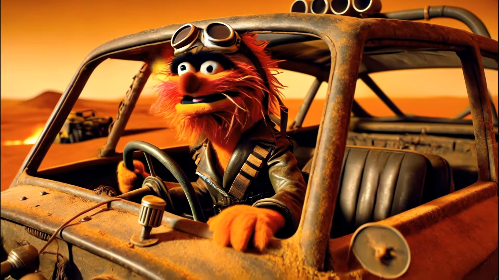 'Mad Max: Fury Road' Featuring AI-Generated Muppets