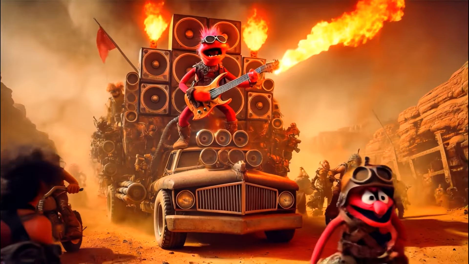 'Mad Max: Fury Road' Featuring AI-Generated Muppets