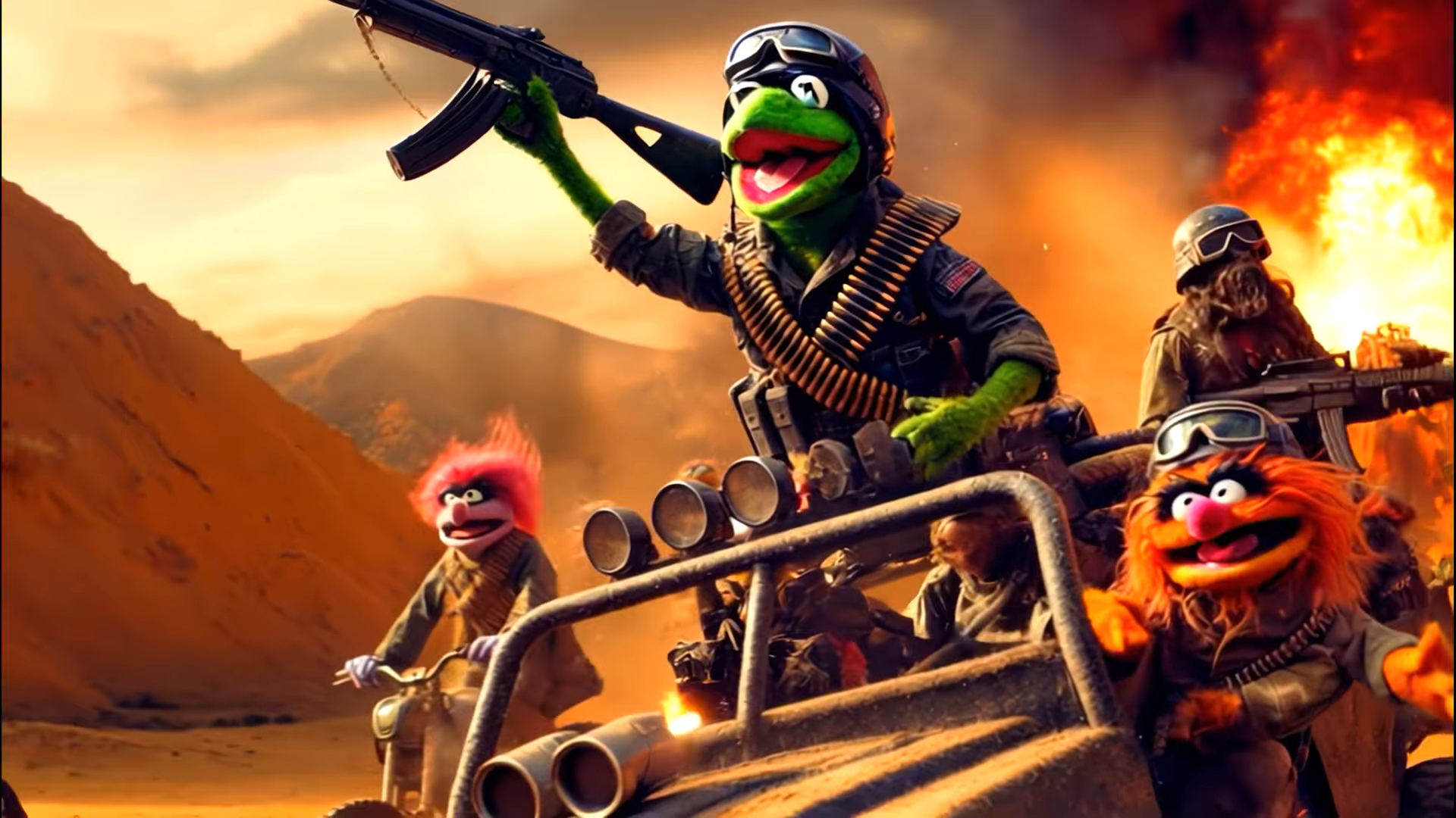 'Mad Max: Fury Road' Featuring AI-Generated Muppets