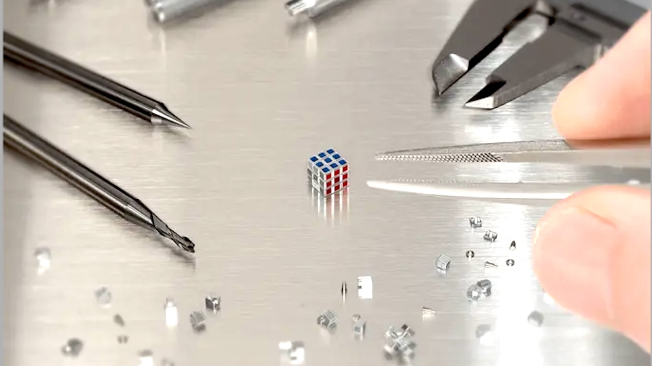The Worlds Smallest Metal Rubik’s Cube Created in Honor of the Toy's ...