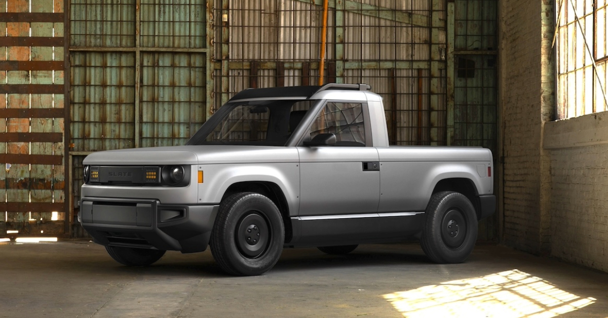 Slate – An Affordable Highly Customizable Electric Pickup Truck That ...