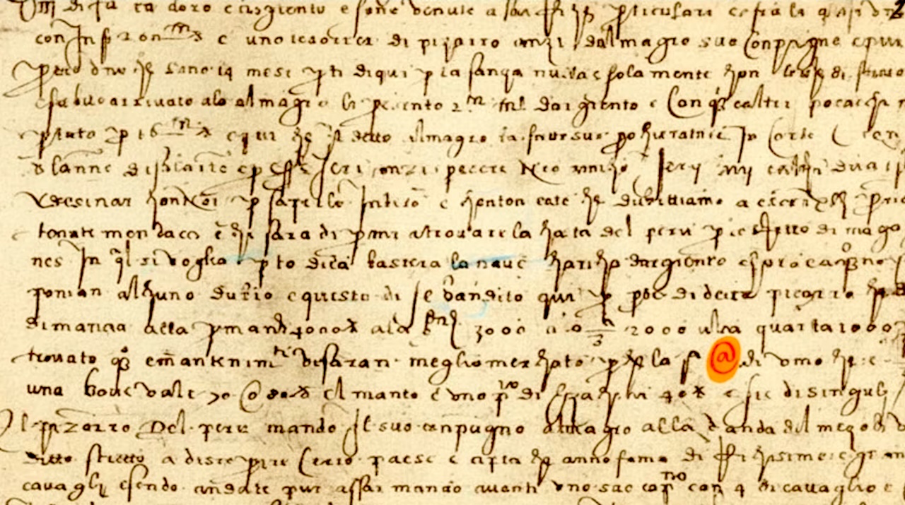 The Ancient Origins of the Ubiquitous @ Symbol