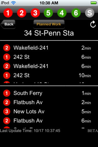 MTA Subway Time, An App For the New York City Subway System
