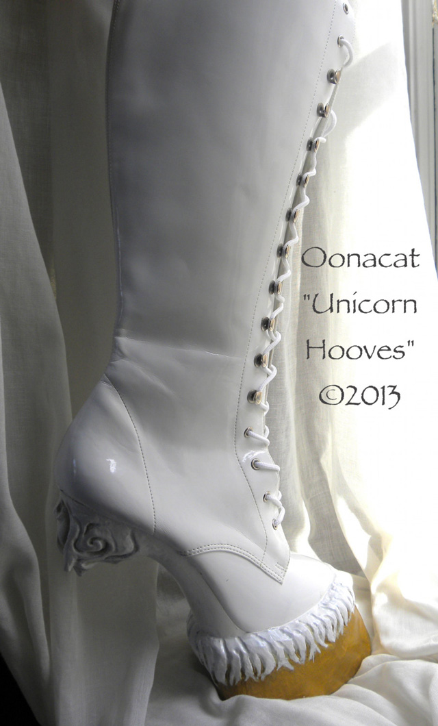 Unicorn Hooves Platform Boots