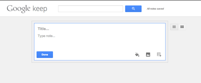 Google Launches Note-Taking Web & Android App 'Google Keep'