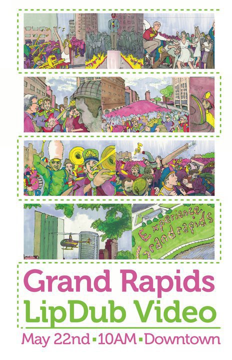 Grand Rapids Shows Civic Pride With World's Largest Lip Dub Video