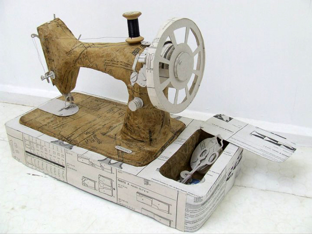 Found & Recycled Paper Sculptures by Jennifer Collier