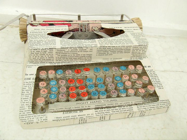 Found & Recycled Paper Sculptures by Jennifer Collier