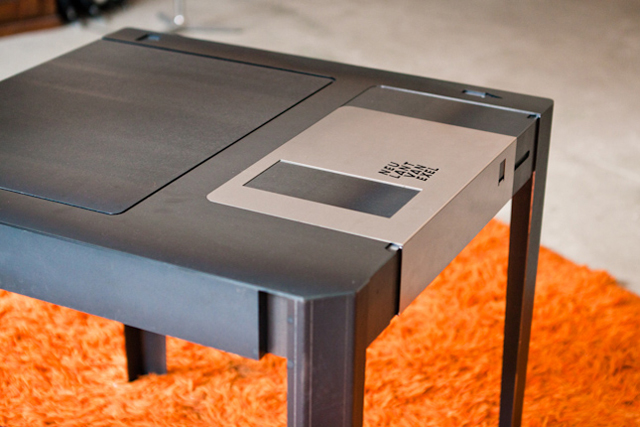 Floppy Table, A Wonderfully Designed 3.5" Floppy Disk Coffee Table