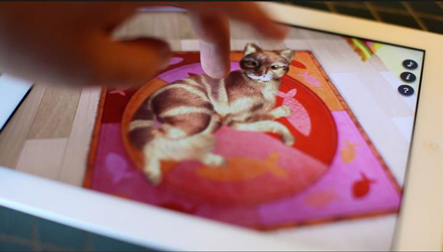 KITTY!, An iPad App That Features a Virtual 3D Pet Cat