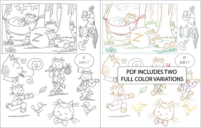 Hobotopia's Laugh-Out-Loud Cats Made Into Embroidery Patterns