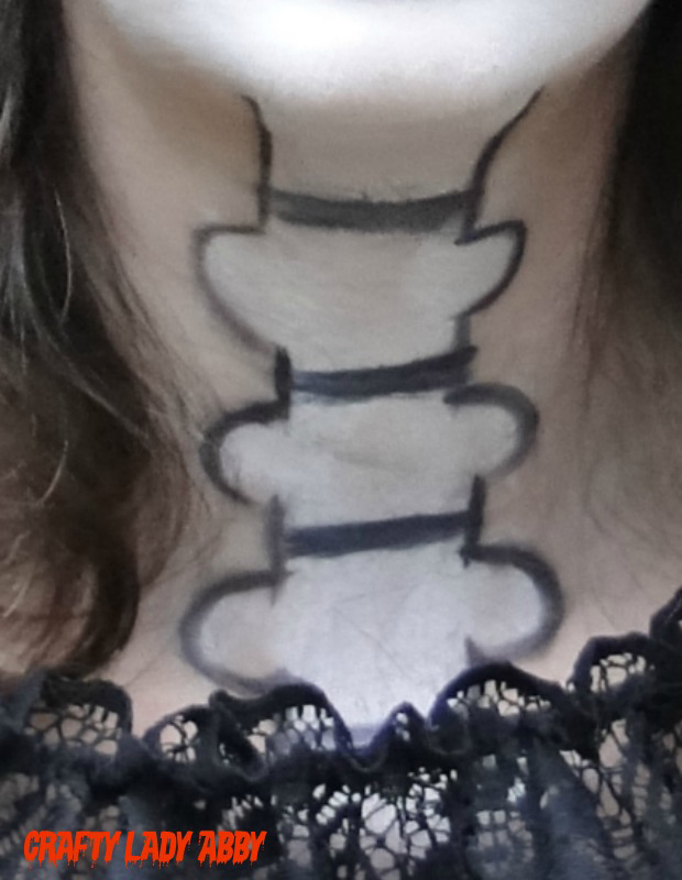 Anatomical Skull Makeup