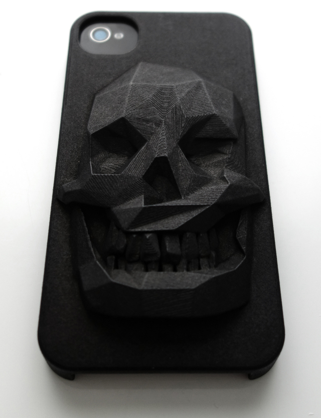 3D Printed Skull iPhone Case
