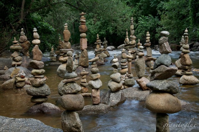 Incredibly Precarious Stacked Rock Sculptures Held With 'Gravity Glue'