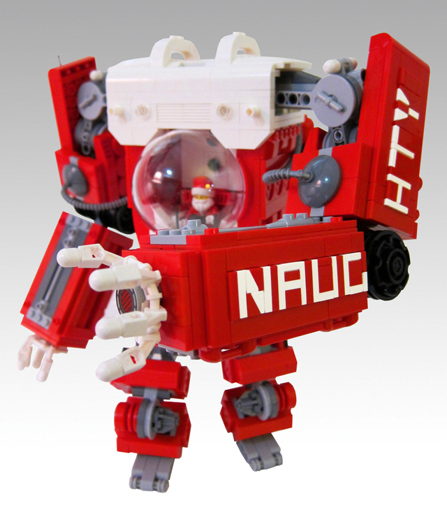 Custom LEGO Santa Claus Mech