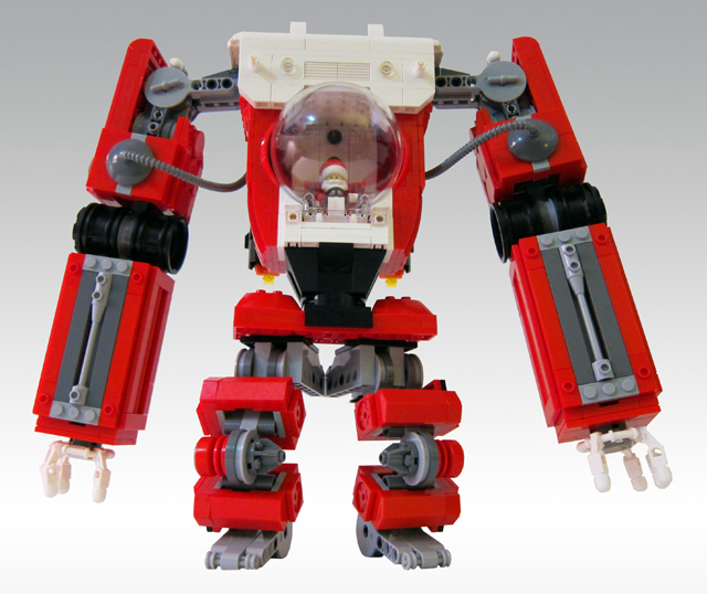 Custom LEGO Santa Claus Mech