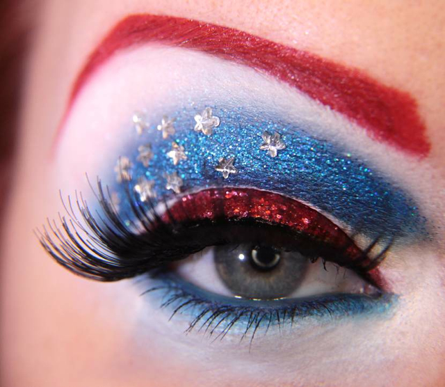 Avengers-Inspired Eye Makeup Designs
