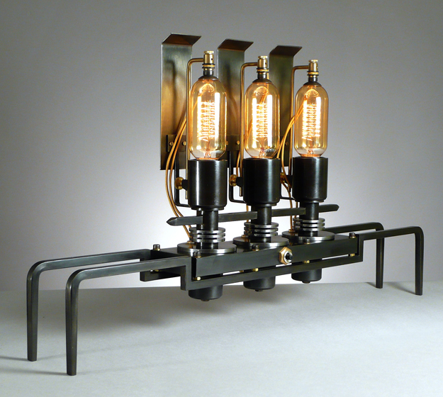 Machine Lights, Beautiful Light Sculptures by Frank Buchwald