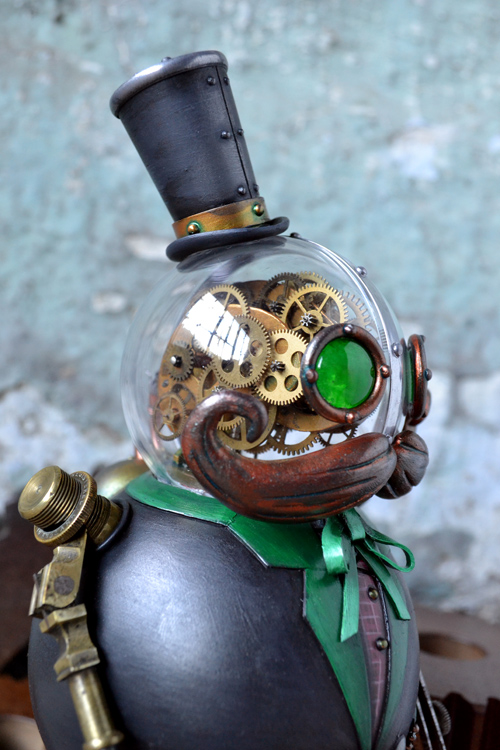 Phineaus Grock, A Steampunk Robot Toy by Doktor A