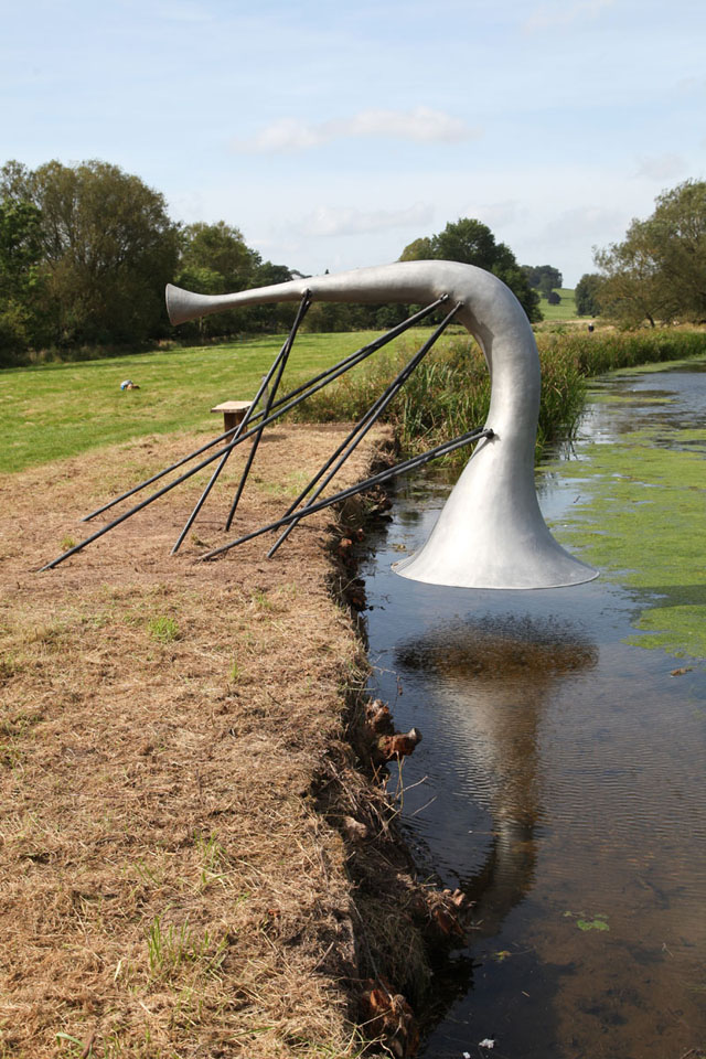 Hear Heres, Giant Ear Trumpet Sculptures Highlight Sounds of Nature