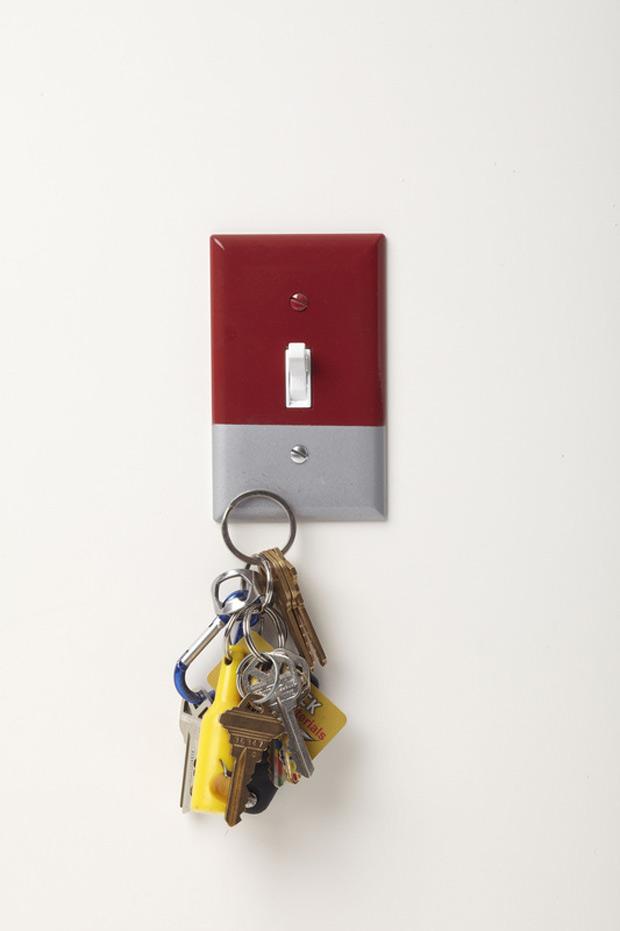 High-Powered Magnetic Light Switch Cover Key Holder