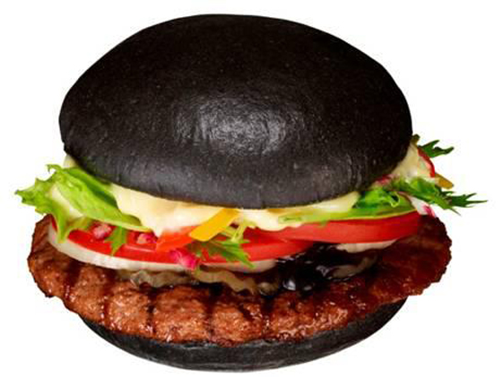 Burger King's Premium Kuro Burger Features Black Squid Ink Ketchup